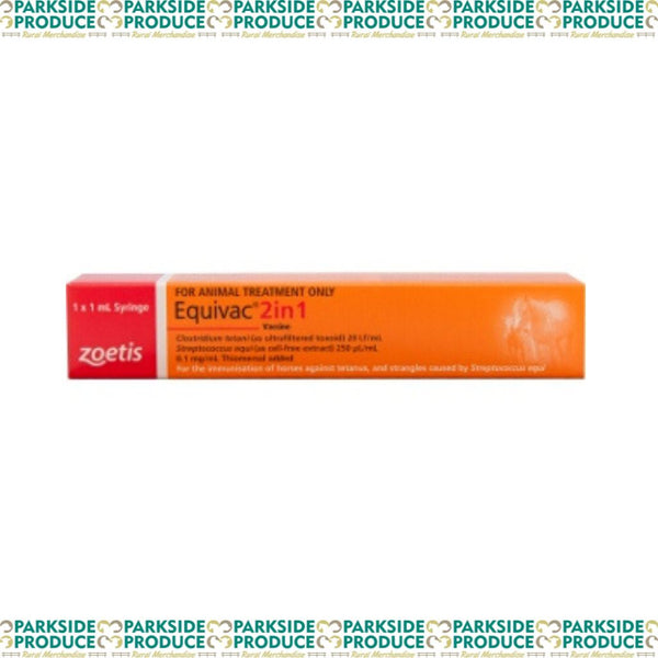 Equivac 2 in 1 1ml Syringe (Tetanus and Strangles) - Parkside Produce