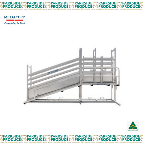 CattleKing Ramp Fixed with walkway and Extension - Parkside Produce